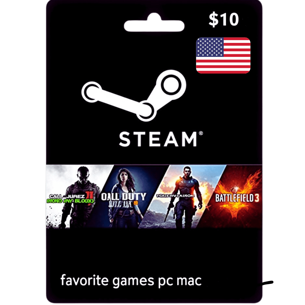 Steam Gift Card USA 10 USD - Games Legend